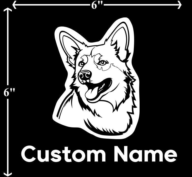 Welsh Corgi - Customizable Pet Decal – Vancouver Island Decals
